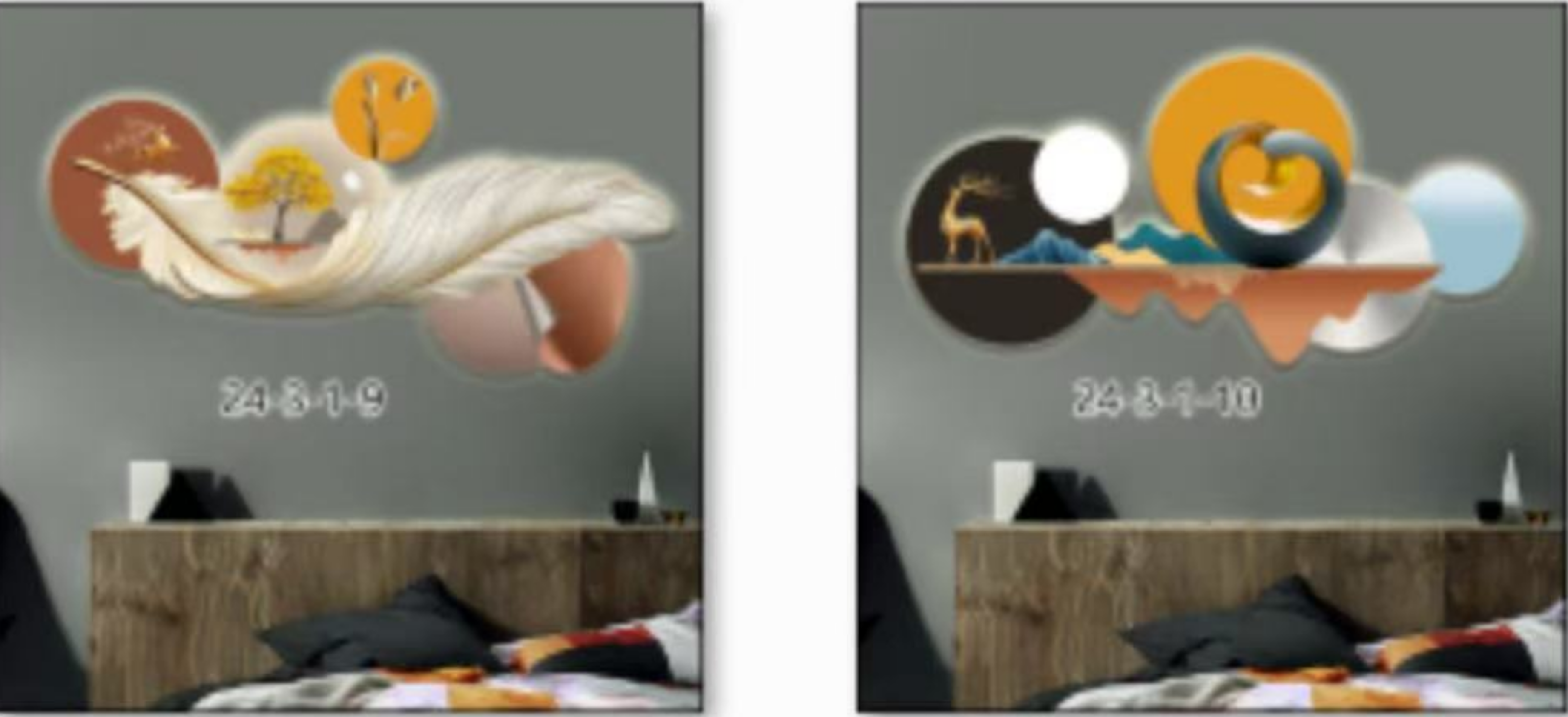 Wall Clock 06 - 40*120 – Vachi