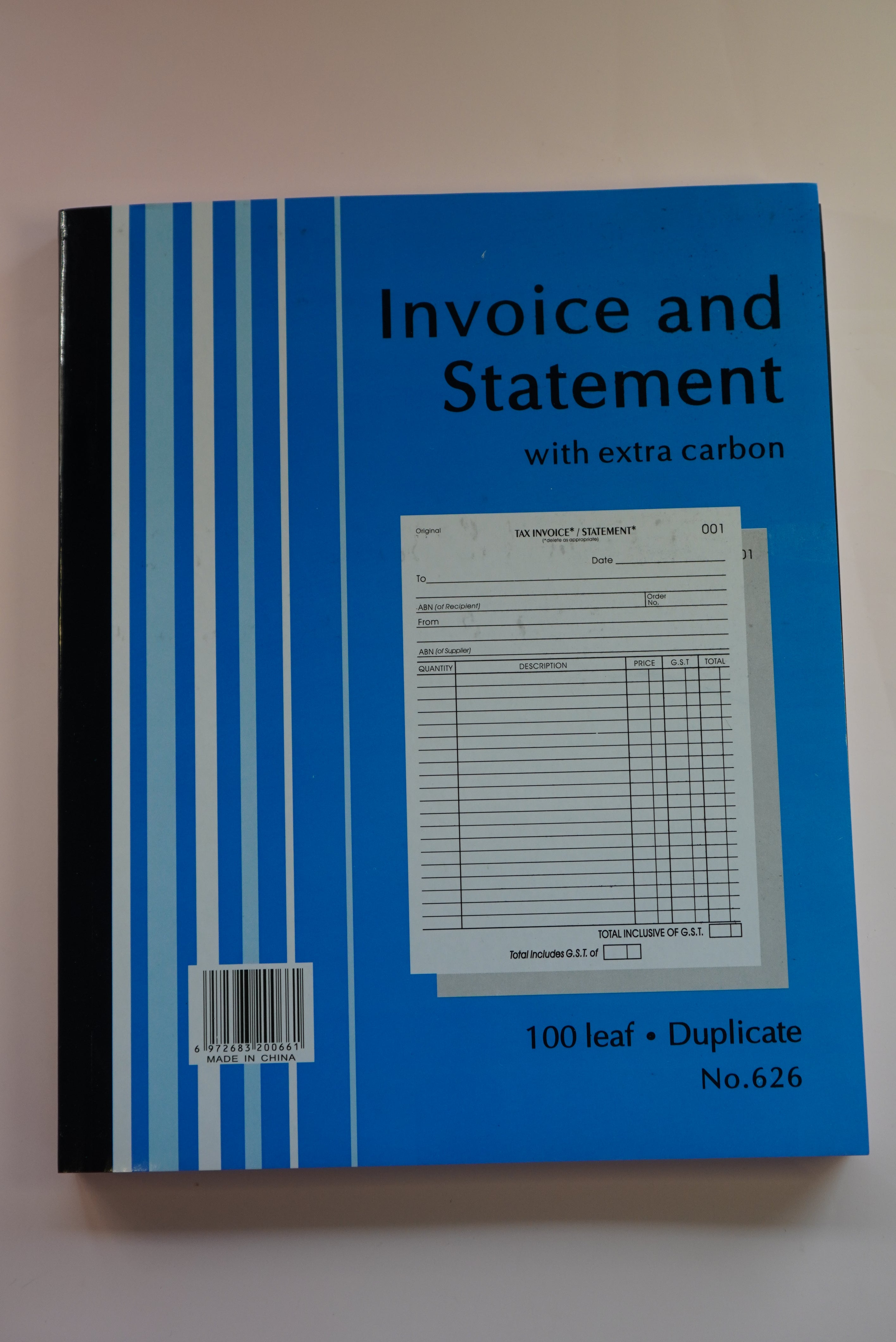 Invoice And Statement Book- No. 626 – Vachi